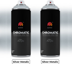 Chromatic Silver Spray Paint 400 ml Price in India - Buy Chromatic ...