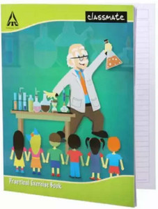 Classmate 168 Pages Practical Notebook Regular Notebook One Side Plain ...