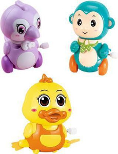 INFINITE POCKET Colorful Funny Key Operated Wind Up Jumping Duck ...