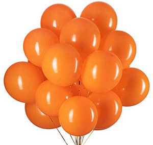 Flipkart.com | Wonder Solid Party Decoration Balloons for Orange theme ...