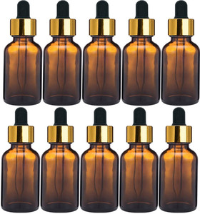 FUTURA MARKET Amber Glass Bottle Dropper for Essential Oil, DIY Beauty ...