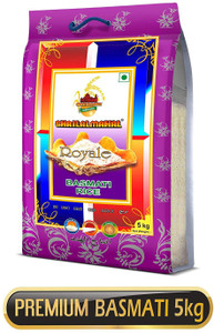 SHRI LAL MAHAL Royale Basmati Rice Basmati Rice (Long Grain, Polished ...
