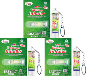 30M Ayurvedic Inhaler Medicine Key chain (Pack of 3) For Asthma Sinus ...