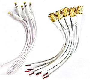 EXPERTRONICS Pack of 5 Pc BNC Connector with Copper Wire and 5Pc DC ...