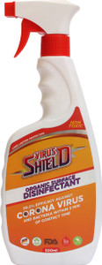 Virus Shield Organic Surface Disinfectant - Ready to Use Spray Bottle ...