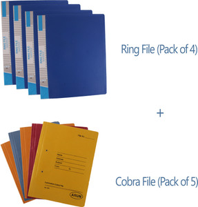 Flipkart.com | Msquare Supplies Plastic Ring Binder, Cardboard File ...