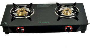 Jindal byJindal Jindal Namo Glass Manual Ignition Toughened 2 Burner ...