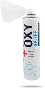 OxyRelief Natural OXYGEN in Portable Can 250 Sprays - 12 Litre - Oxygen ...