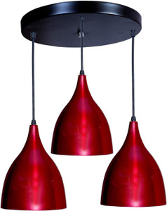 CARSTEN CARS-CLUSTER HANGING 6 INCH PLANE MEHROON THALI Cluster Pendant ...