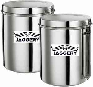 JAGGERY Steel Grocery Container - 4 L Price in India - Buy JAGGERY ...