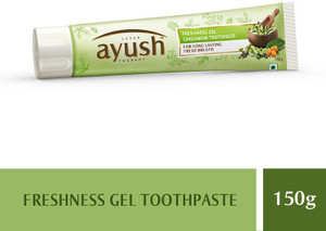 Lever Ayush Toothpaste Freshness gel Cardamom 150g Toothpaste - Buy ...