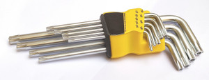 Qualigen Heavy duty Xtra Long Allen key set 9pc Star allen key set ...
