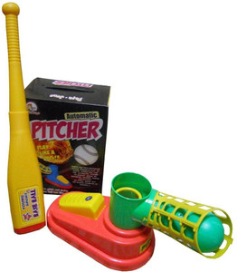 shopviashipping Automatic Pitcher Game, Unbreakable, Includes 1 Bat, 3 ...