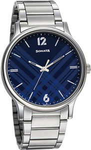 SONATA Blue Dial77105SM01 Analog Watch - For Men - Buy SONATA Blue ...