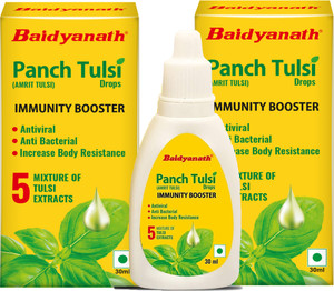 Baidyanath Panch (Amrit) Tulsi Drops, Natural Immunity Booster and ...