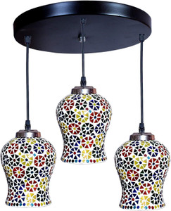 GAUVIK GAU-CLUSTER HANGING ANANYA GLASS THALI Cluster Pendant Light ...