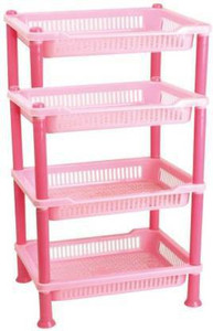 AVplast Fruits/Vegetables Kitchen Rack Plastic Plastic 4 Layer Multi ...