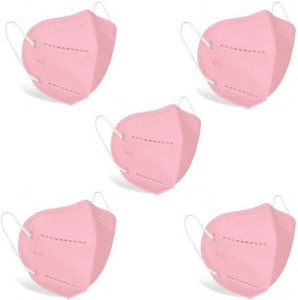 Saifee 5 Piece Of Pink Color N95 / KN95 FFP2 5- Layer Reusable Anti ...
