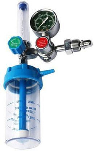 oxygen flow meter OXYGEN FLOWMETER WITH HUMIDIFIER BOTTLE AND VALVE ...