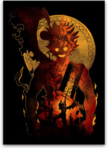 Raging Demon Poster Anime Poster 200 GSM A3 Textured Paper Poster ...