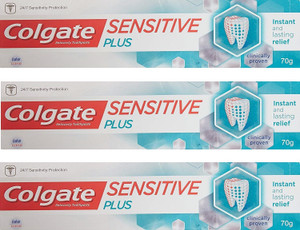 Colgate Sensitive Plus 70g (Pack of 3) Toothpaste - Buy Baby Care ...