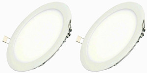 FOS 20W LED Panel Ceiling Light, 2000 LUMENS - Slim | Round | Neutral ...
