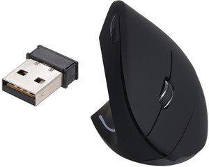 microware Wireless Vertical Mouse Left Hand USB Ergonomic Optical Mouse ...