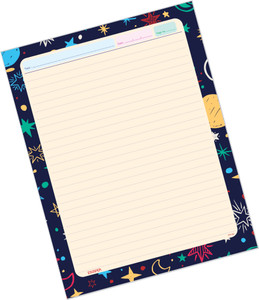 Flipkart.com | ESCAPER Premium Multicolor Series Ruled A4 70 gsm ...