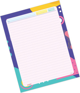 Flipkart.com | ESCAPER Premium Multicolor Series Ruled A4 70 gsm A4 ...