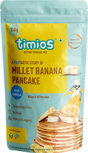 Timios Organic No Maida Millet Pancake Mix-Banana with Vanilla|Made ...