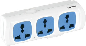 OREVA UNIVERSAL PORTABLE PLUE 3 WAY 3 Socket Extension Boards Price in ...
