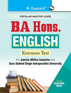 BA Hons. English Entrance Test Guide for JMI & GGSIPU: Buy BA Hons ...
