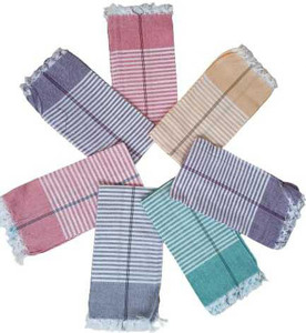 GOPAL HANDLOOMS KHADI HAND KERCHIEF PACK OF 12 ["STRIPED"] Handkerchief ...