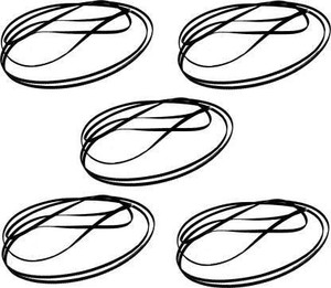 Kosh L800 Timing Belt Pack of 5 For Epson L800, L805, L810 Priners Tri ...