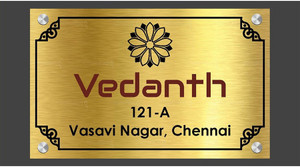 SHRI SAI ARTS Brass HOUSE DECOR Name Plate Price in India - Buy SHRI ...