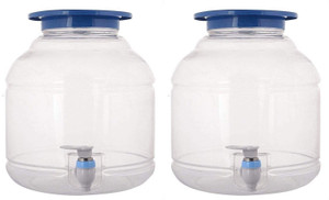 mastBus 2Pc 10 Litre Plastic Water Dispenser for 20 ltr Bottle Jar with ...