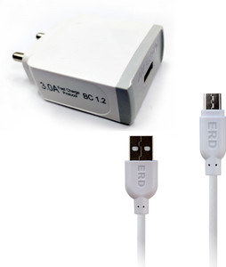 ERD CHARGER 3 A Wall Charger for Mobile with Detachable Cable - ERD ...
