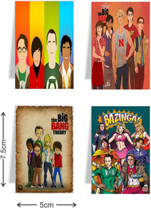 craft maniacs BIG BANG THEORY SET OF 4 MAGNETIC BOOKMARKS | OFFICIALLY ...