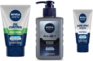 NIVEA Men Oil Control 100 ml , All in One Oil Control 150 ml , Dark ...