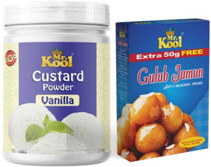 Mr.Kool Instant Creamy Vanilla Flavour Custard Powder| Gulab Jamun Soft ...