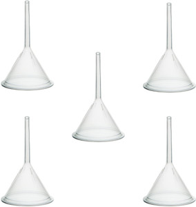 Spylx Science lab equipment kit pack of `15 Borosilicate Glass Funnel ...
