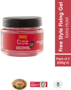 Lolane Freestyle Fixing Gel Extra Hold Pack of 2 Hair Gel - Price in ...