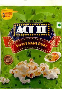 ACT II SWEET PANI PURI 59 gm PACK OF 3 NA Popcorn Price in India - Buy ...