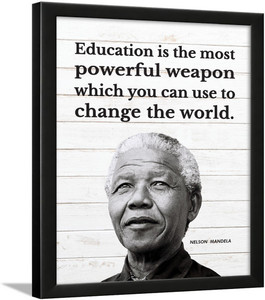 Nelson Mandela Frame - motivational quotes frames - poster with frame ...