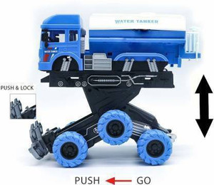 LIBRA Water Tanker Truck Effects Pull Back With Light & Sound Toy for ...