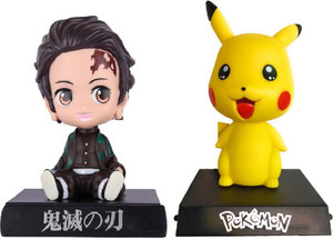 Daiyamondo Ninja Boy With Pikachu Pokemon Big Size Bobble Head - Action ...