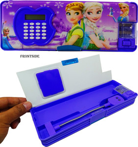 Flipkart.com | poksi Anna Elsa Multipurpose Pencil Box with lamp ...