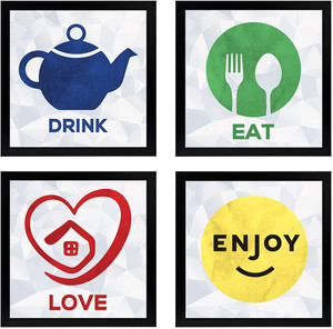 Kitchen hanging posters - Kitchen door posters with frame - Framed ...