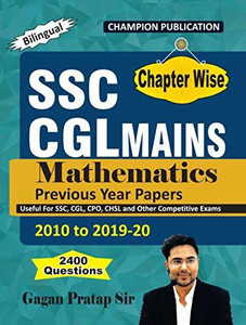 Mathematics | Chapter Wise | SSC CGL MAINS | Gagan Pratap Sir ...