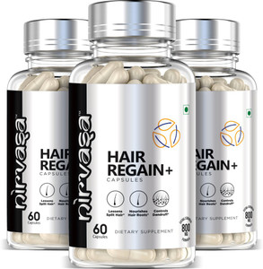 Nirvasa Hair Regain Plus for Hair Revitalization in Men & Women Price ...